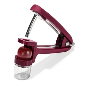 OXO Cherry & Olive Pitter - Dark Red