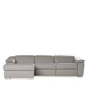 GIUSEPPE NICOLETTI 3 Piece Catania Motion Sectional Torello 370 White