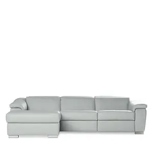 GIUSEPPE NICOLETTI 3 Piece Catania Motion Sectional - Torello Aluminium