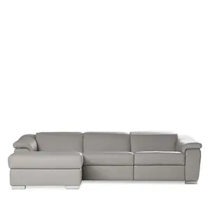 GIUSEPPE NICOLETTI 3 Piece Catania Motion Sectional - Torello Bianco Latte
