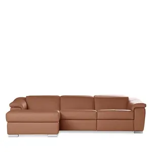 GIUSEPPE NICOLETTI 3 Piece Catania Motion Sectional - Torello Cognac
