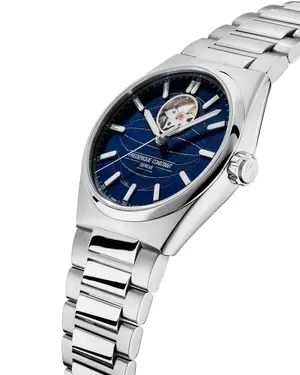 FREDERIQUE CONSTANT Highlife Watch, 41mm - Silver/blue