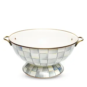 MACKENZIE-CHILDS Sterling Check Enamel Everything Bowl - Multi