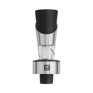 ZWILLING Sommelier All-in-one Wine Aerator, Pourer & Stopper - Silver
