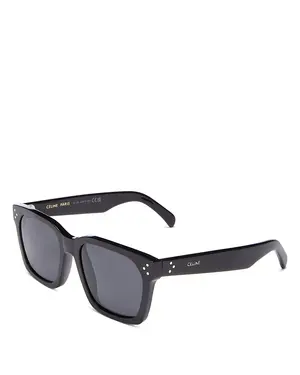 Celine Bold 3 Dots Geometric Sunglasses, 54mm - Black/gray Solid