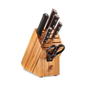 MIYABI Evolution 7-piece Knife Block Set - Silver