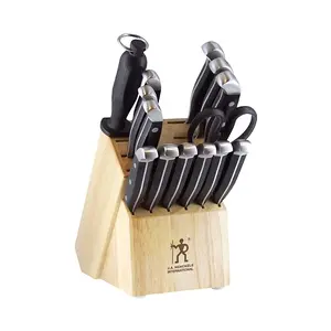 HENCKELS Statement 15-piece Knife Block Set - Black