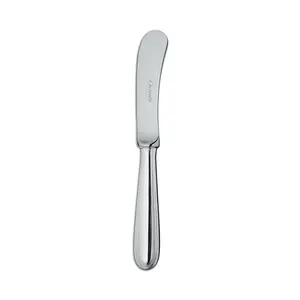 Christofle Perles Silverplate Butter Spreader - Silver