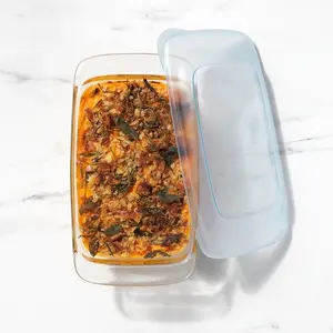 OXO Lidded 1.6-quart Glass Loaf Pan