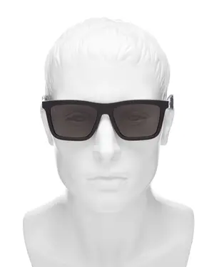 Dior Geometric Sunglasses, 56mm - Black/smoke