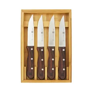 ZWILLING 4-piece Steakhouse Steak Knife Set With Storage Case - No Color