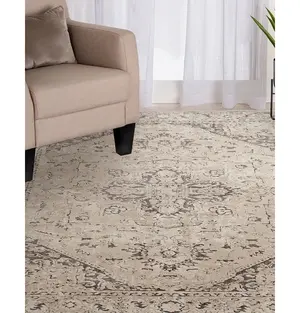 MINK HOME Kenneth Mink Largo Heriz Area Rug, 5'3 X 7'7