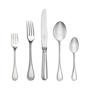 Christofle Albi Silverplate 5-piece Place Setting - No Color