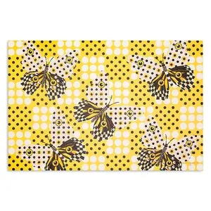 MACKENZIE-CHILDS Spot On Butterfly Floor Mat, 2' X 3 - Yellow