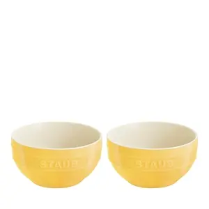 STAUB Ceramic 2-piece Large Universal Mixing Set - Citron