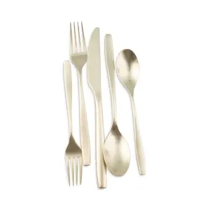 CAMBRIDGE Silversmiths Averie Satin 20 Piece Flatware Set - Champagne