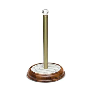 MACKENZIE-CHILDS Sterling Check Paper Towel Holder - Multi