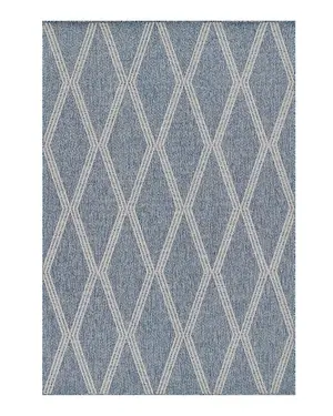 MOMENI Hampton Ham-5 Area Rug, 4'1 X 6 - Blue