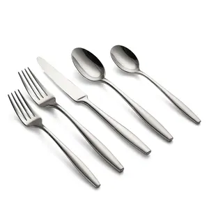 CAMBRIDGE Silversmiths Katerina Mirror 20-piece Flatware Set, Service For 4 - Silver
