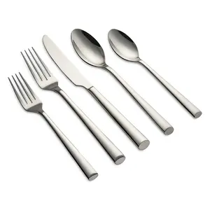 CAMBRIDGE Silversmiths Gilda Mirror 20 Piece Flatware Set, Service For 4 - Silver