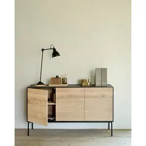 ETHNICRAFT Blackbird 3-door Sideboard - Oak