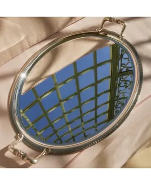 Christofle Malmaison Oval Tray