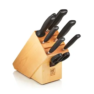 ZWILLING Four Star 8-piece Knife Block Set - Black/stainless Steel