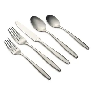 CAMBRIDGE Silversmiths Katerina Satin 20 Piece Flatware Set, Service For 4 - Silver