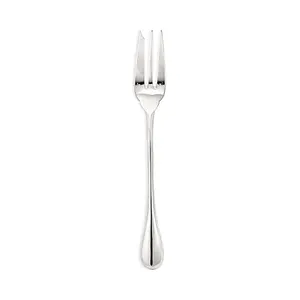 Christofle Perles Ii Stainless Serving Fork - Silver