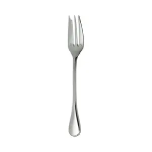 Christofle Perles Ii Stainless Serving Fork - Silver