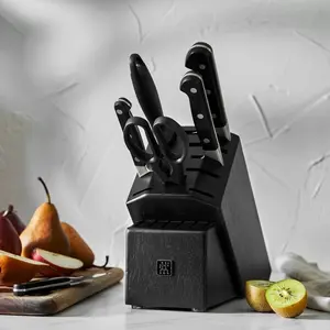 ZWILLING J. A. Henckels Professional 7-piece Black Knife Block Set