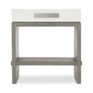 BERNHARDT Foundations 1 Drawer Nightstand - White/light Wood