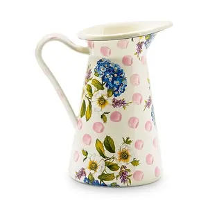 MACKENZIE-CHILDS Enameled Medium Pitcher - Wildflowers