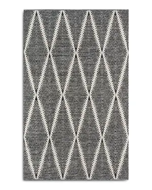 ERIN GATES River Riv-1 Area Rug, 3'6 X 5'6 - Black