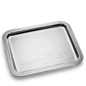 Christofle Albi Skyline -plate Tray Exclusive - Silver