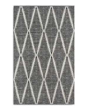 ERIN GATES River Riv-1 Area Rug, 5' X 7'6 - Black