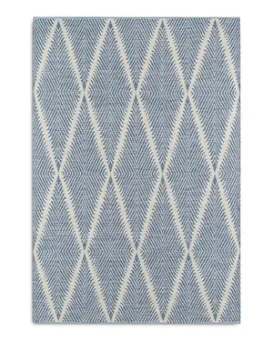 ERIN GATES River Riv-1 Area Rug, 5' X 7'6 - Denim