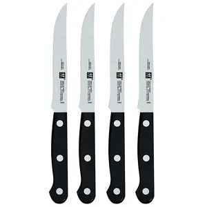 ZWILLING Twin Gourmet 4-piece Steak Knife Set - Black
