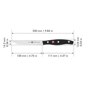 ZWILLING J. A. Henckels Twin Signature 4-piece Steak Knife Set - Silver