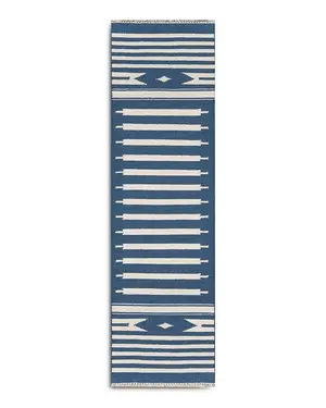 ERIN GATES Thompson Tho-1 Runner Area Rug, 2'3 X 8 - Denim
