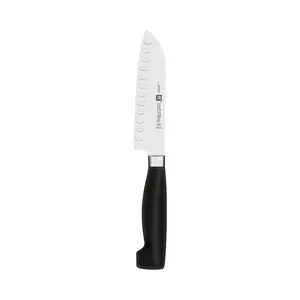 ZWILLING J. A. Henckels Twin Four Star 5 Hollow Edge Santoku - Silver