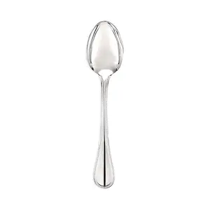 Christofle Perles Silverplate Dessert Spoon - Silver