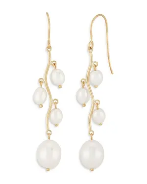 Bloomingdale'S Cultured Freshwater Drop Earrings - Pearl