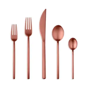 MEPRA Linea Ice Bronze 5-piece Place Setting Rose Gold