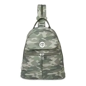 BAGGALLINI Naples Convertible Backpack Olive Camo
