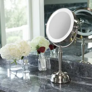 ZADRO Led Lighted Vanity Mirror With Rechargeable Battery & Usb Port, 1x/10x Magnification