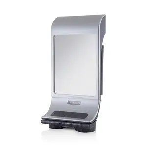 ZADRO Fogless Led Lighted Bluetooth Enabled Water Mirror With Touch Led Lighted Panel - Silver