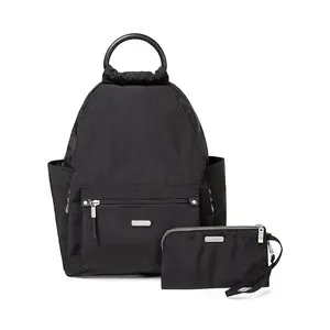 BAGGALLINI Classic All Day Backpack With Rfid Phone Wristlet - Black
