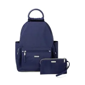 BAGGALLINI Classic All Day Backpack With Rfid Phone Wristlet - Navy