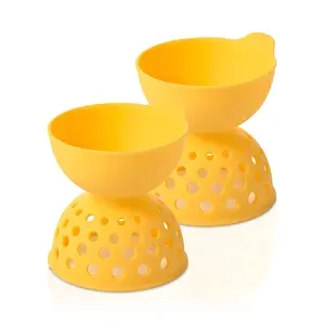 OXO Silicone Egg Poacher, Set Of 2 - Yellow